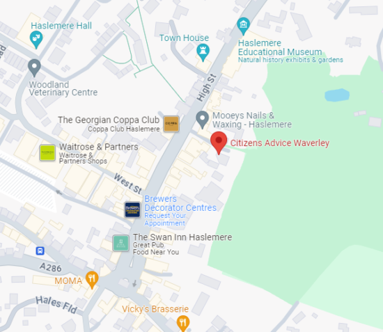 Visit us - Citizens Advice South West Surrey